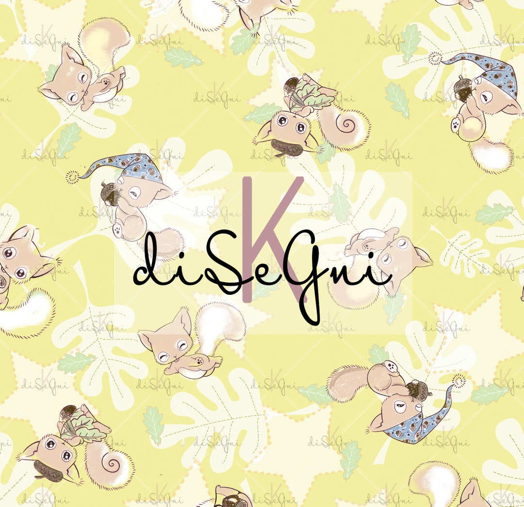 Squirrels Pattern - Etsy