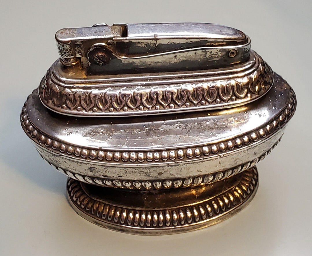 Ronson Queen Anne Wick Table Lighter Vintage 40's-50's - Etsy