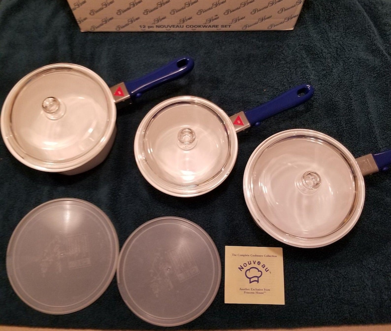 Princess House Nouveau Cookware Set 289 Vintage New Old Stock With Box ...