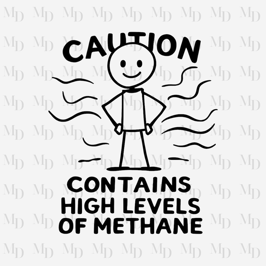 Funny Fart Stick Figure PNG, Funny Fart Design, Caution Contains High ...