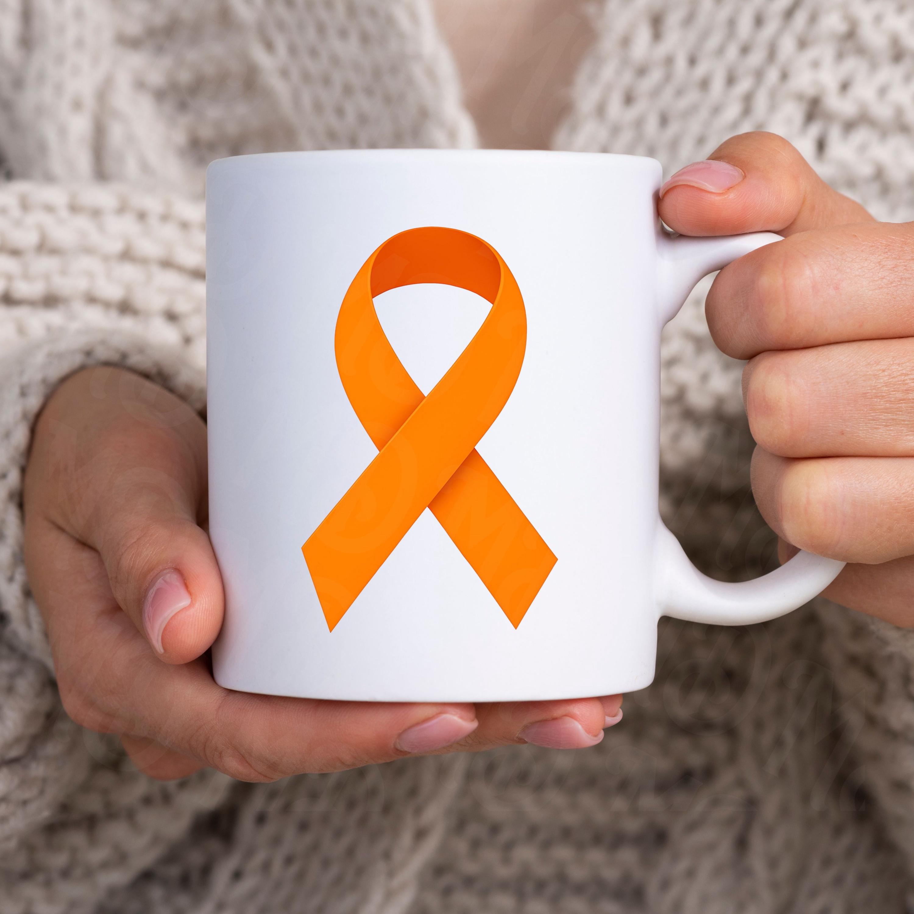 Orange Awareness Ribbon PNG, Instant Download, Sublimation - Etsy