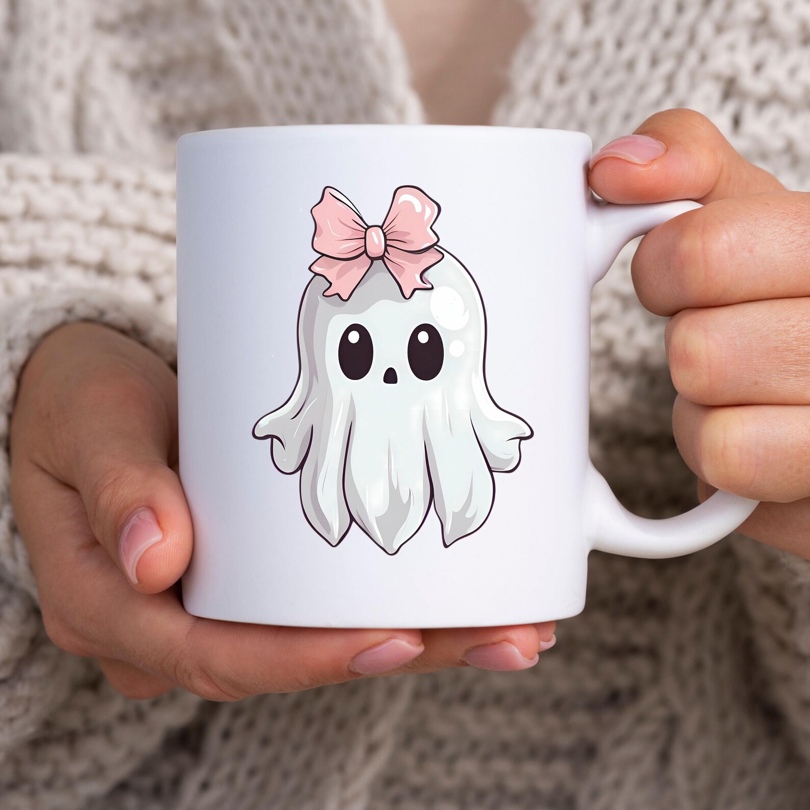 Cute Little Ghost Design PNG, Sublimation, Instant Download, Digital ...