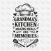 Grandma's Kitchen PNG, Kitchen Design, Cooking, Baking, Grandparent ...