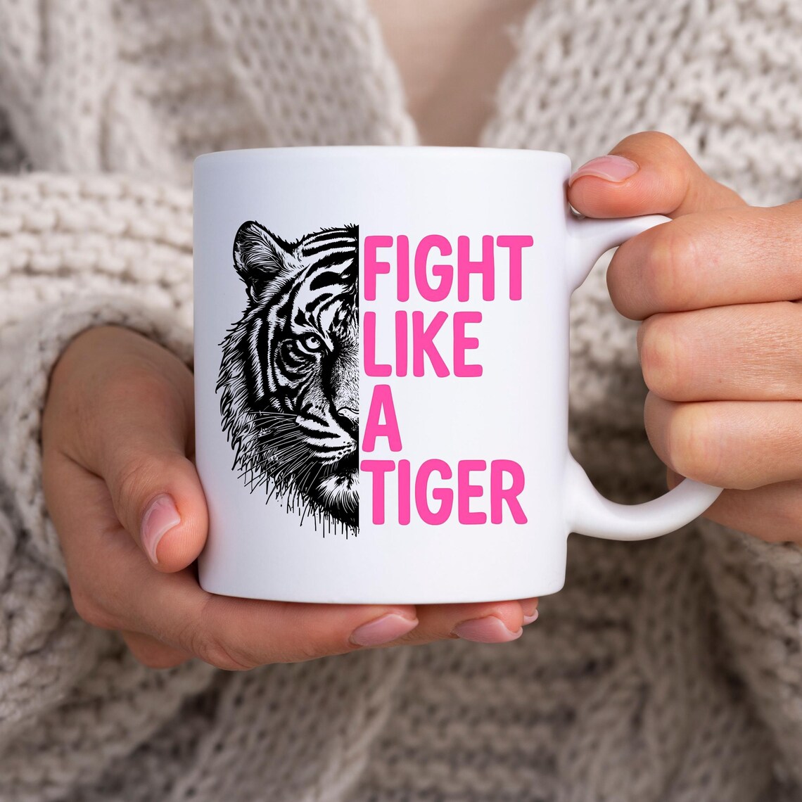 Fight Like A Tiger PNG, Tiger Design, Instant Download, Digital ...