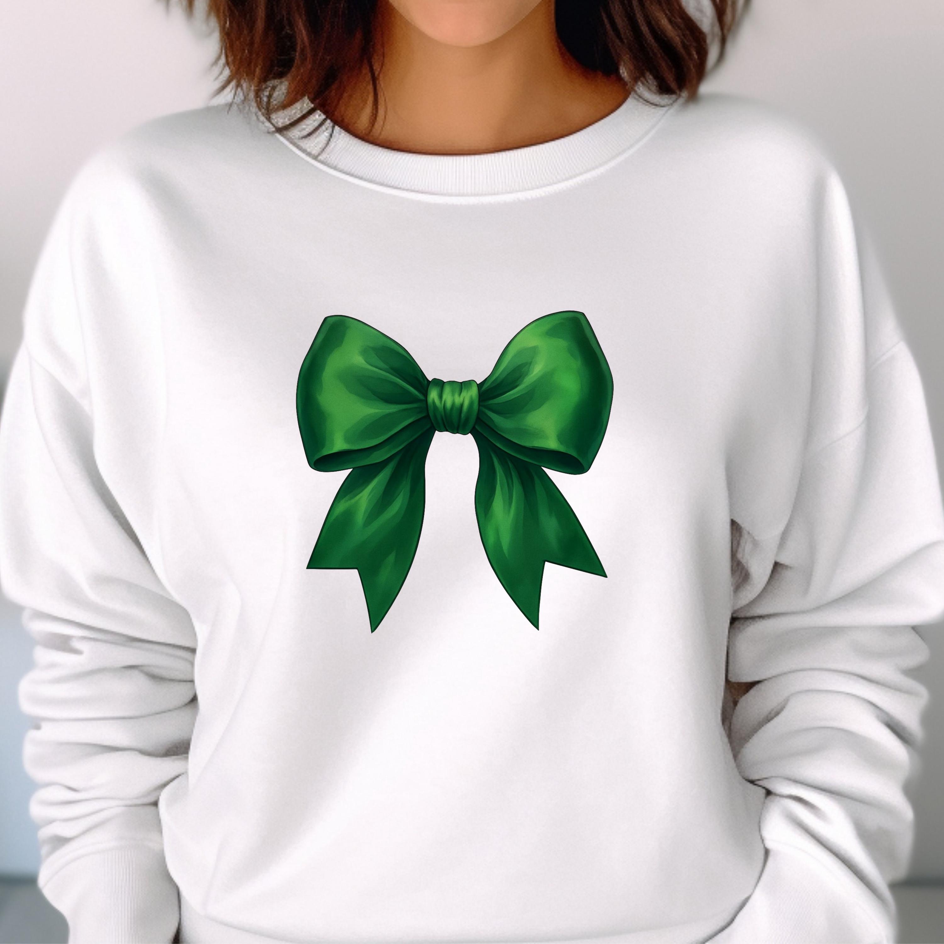 Green Big Bow PNG, Instant Download, Clipart, Coquette Design ...