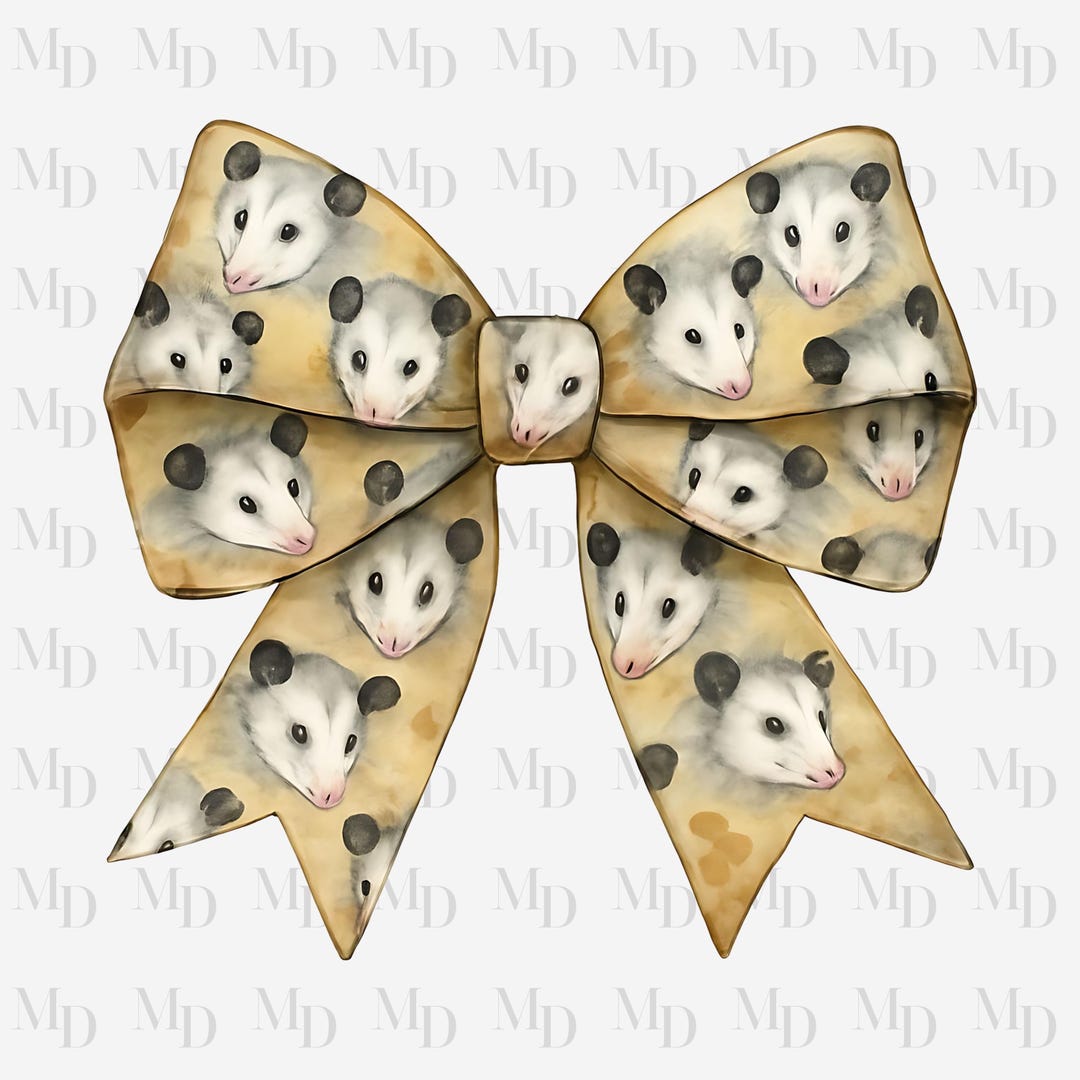 Possum Bow PNG, Sublimation, Digital Download, Instant Download ...