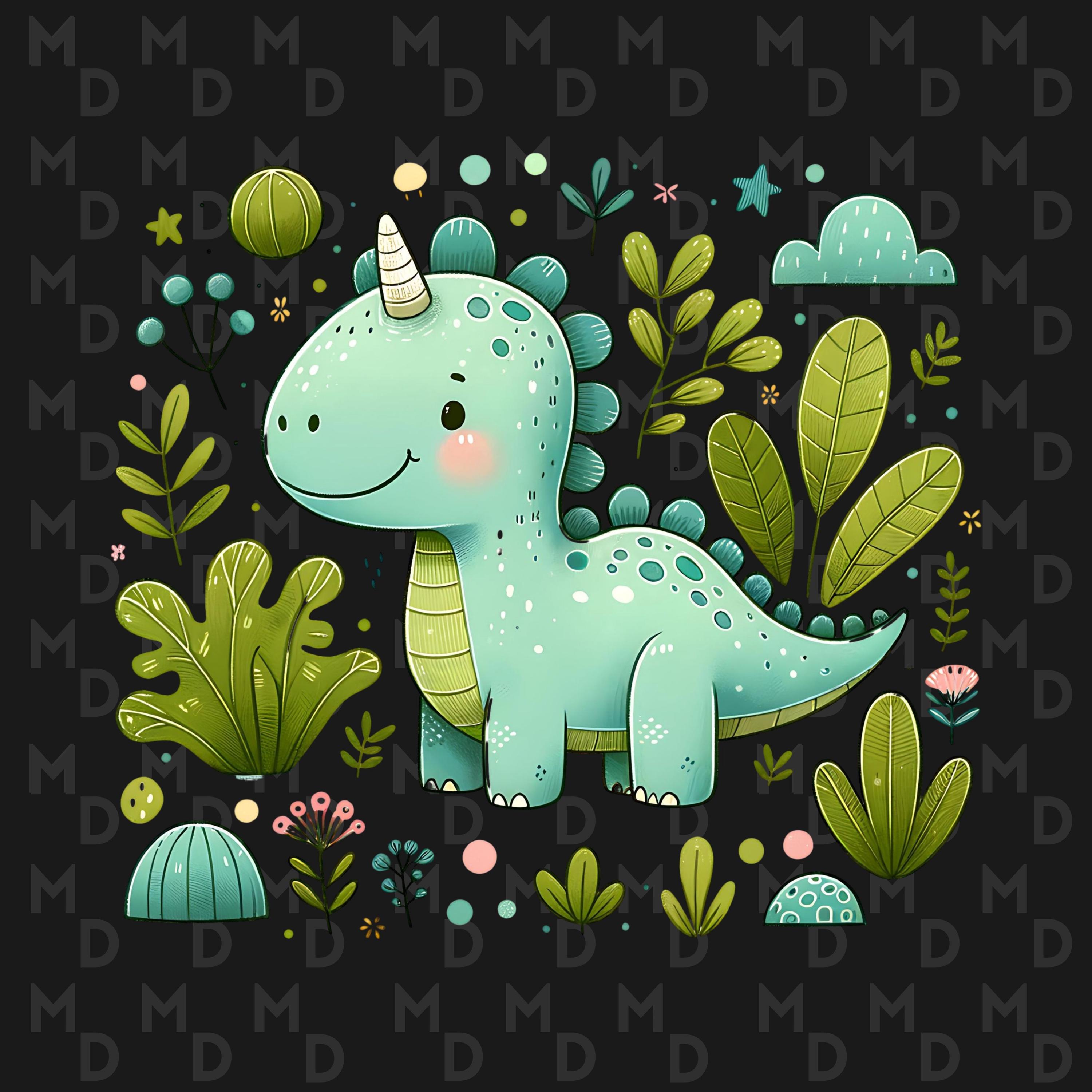 Cute Dinosaur PNG, Instant Download, Dino, Dinosaurs, Clipart ...