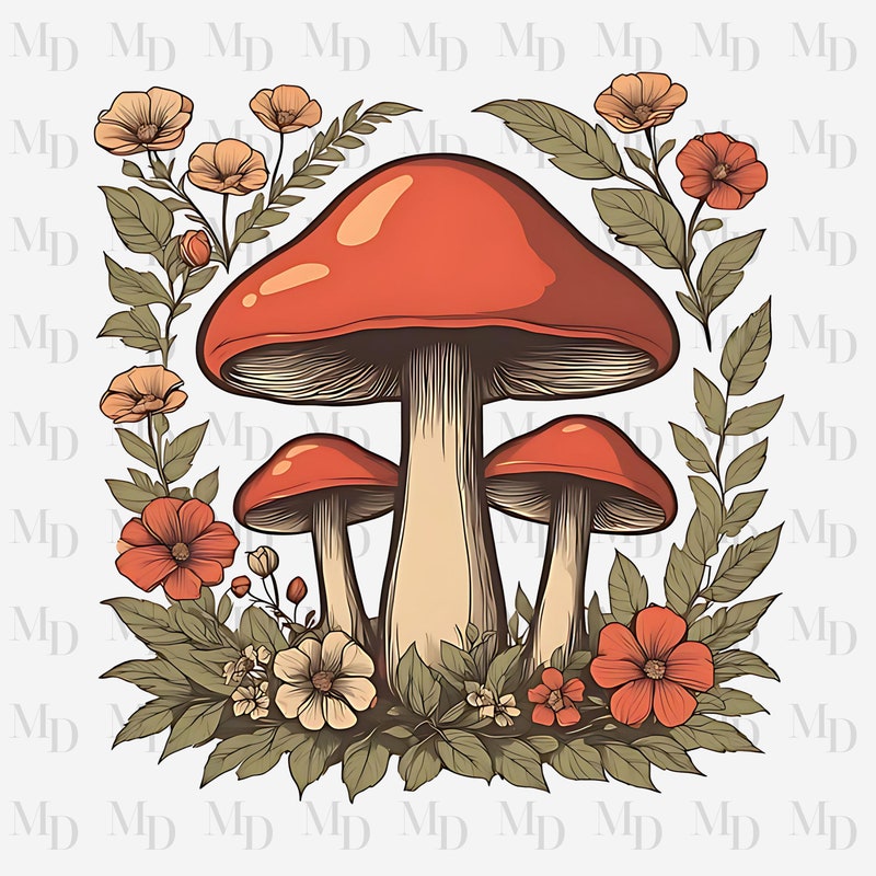 Mushroom Design - Etsy