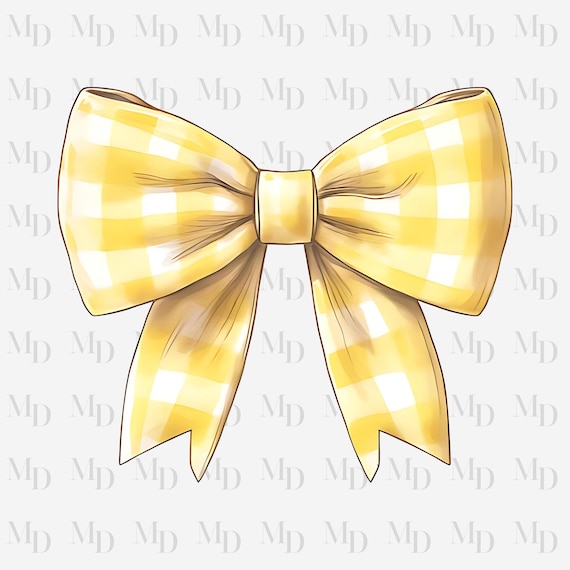 Gele Strik Clipart