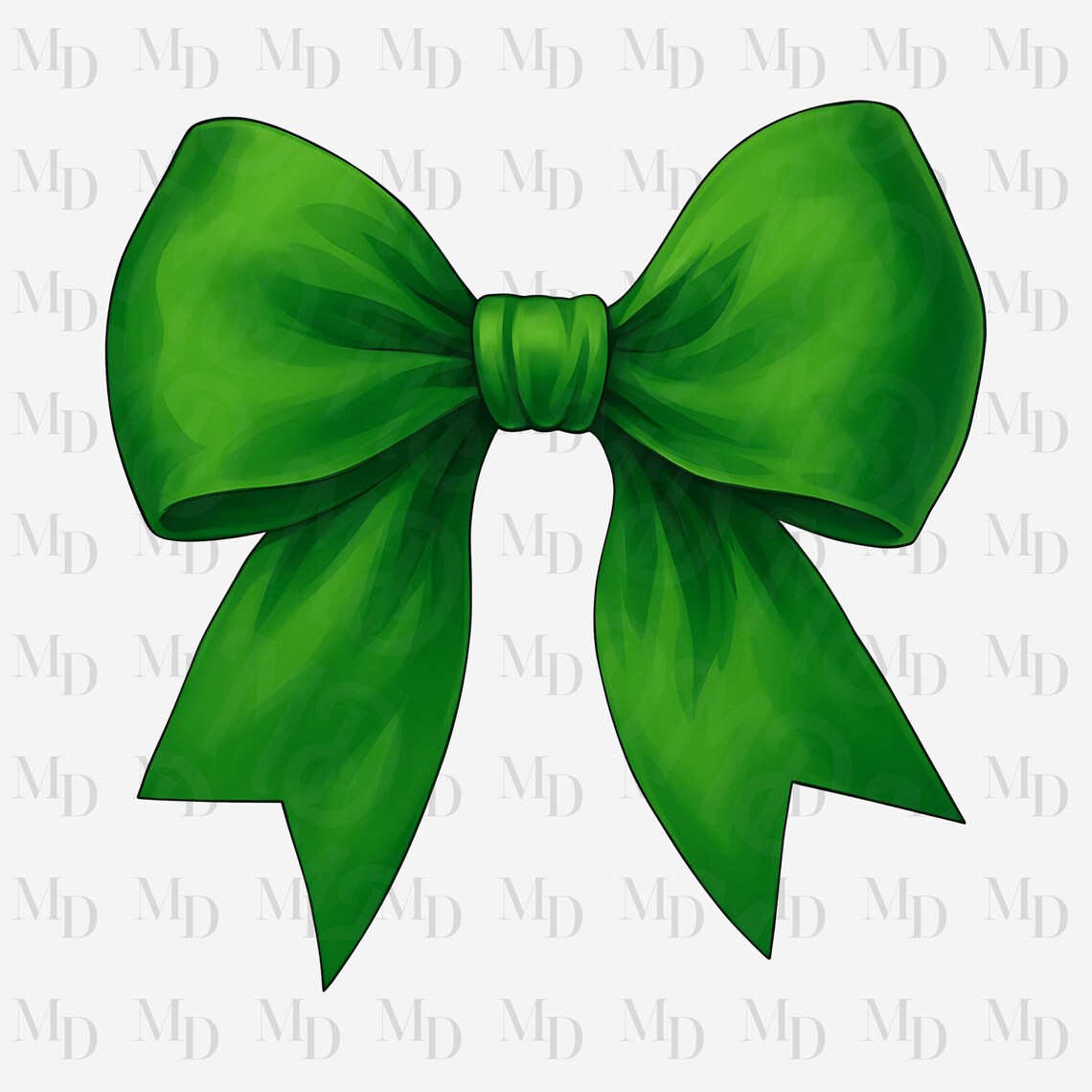 Forest Green Big Bow PNG, Sublimation, Clipart, Coquette Design ...