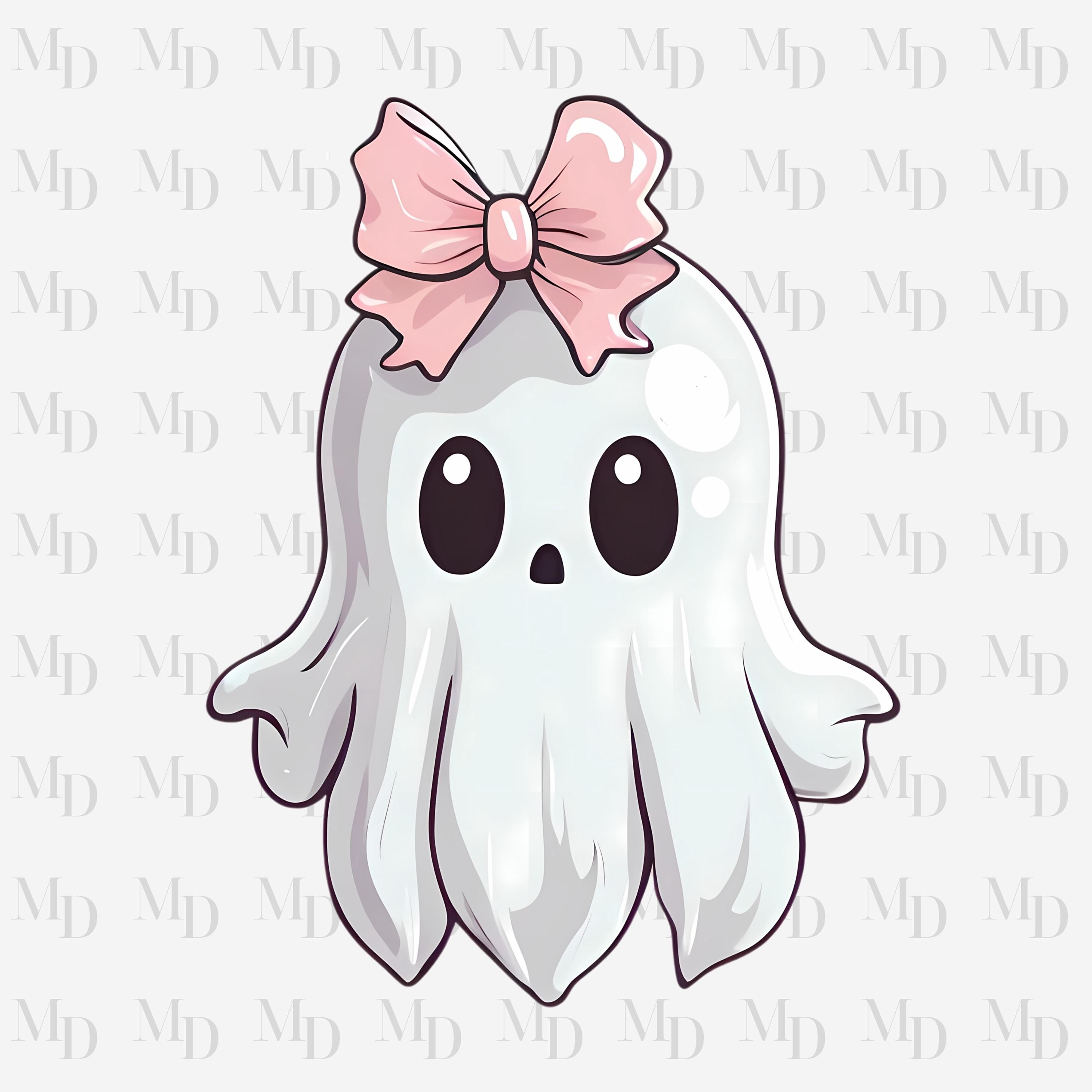 Cute Little Ghost Design PNG, Sublimation, Instant Download, Digital ...