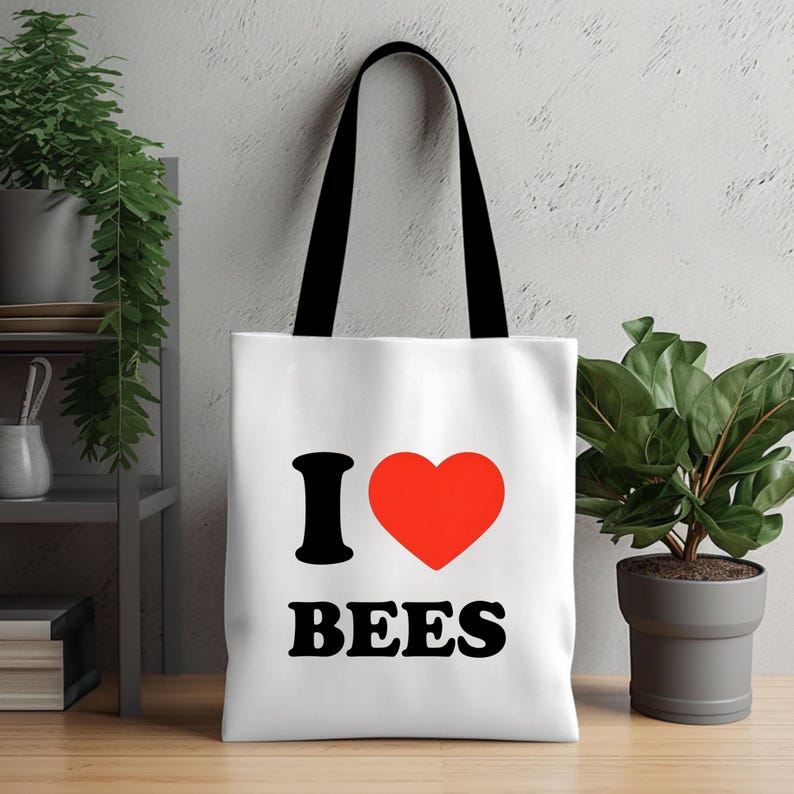 I Love Bees PNG, Sublimation, Instant Download, Digital Download, Red ...