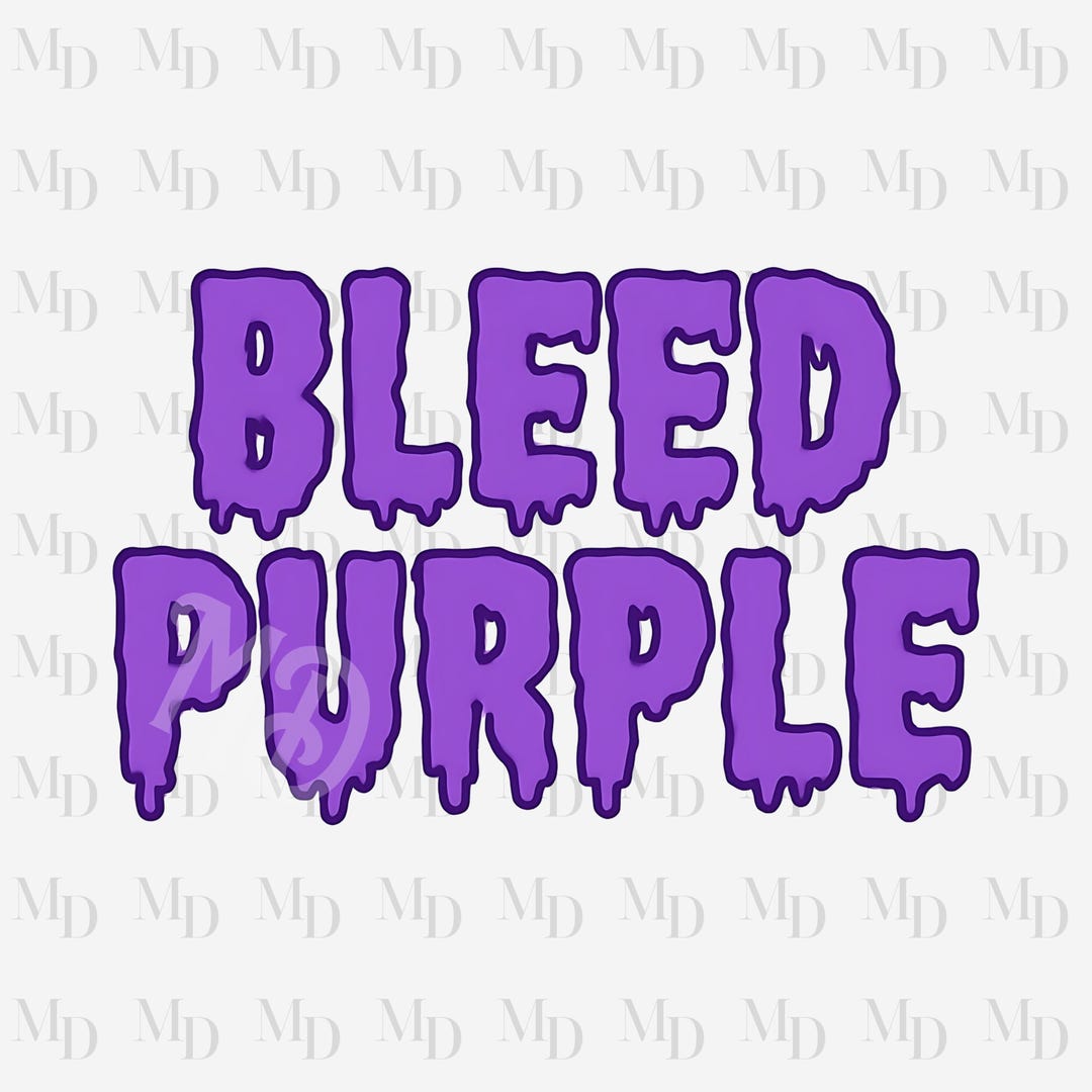 Bleed Purple PNG, Sublimation, Clipart, Purple Design, Sports, Team ...