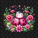 Cute Pink Ladybug PNG, Bug Clipart, Instant Download, Digital, 300 DPI ...