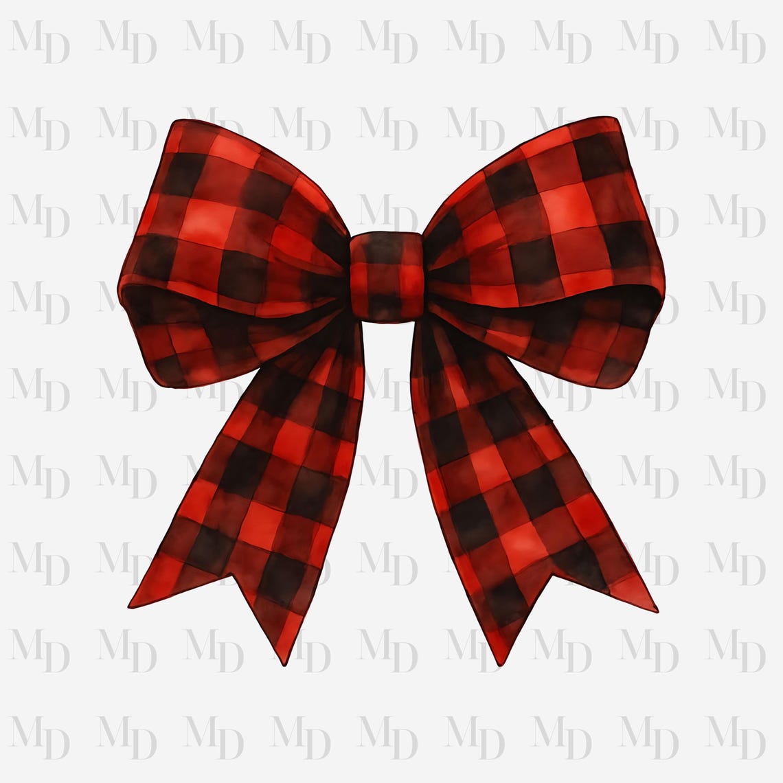 Black and Red Checkered Bow PNG, Sublimation, Digital Download, Instant ...