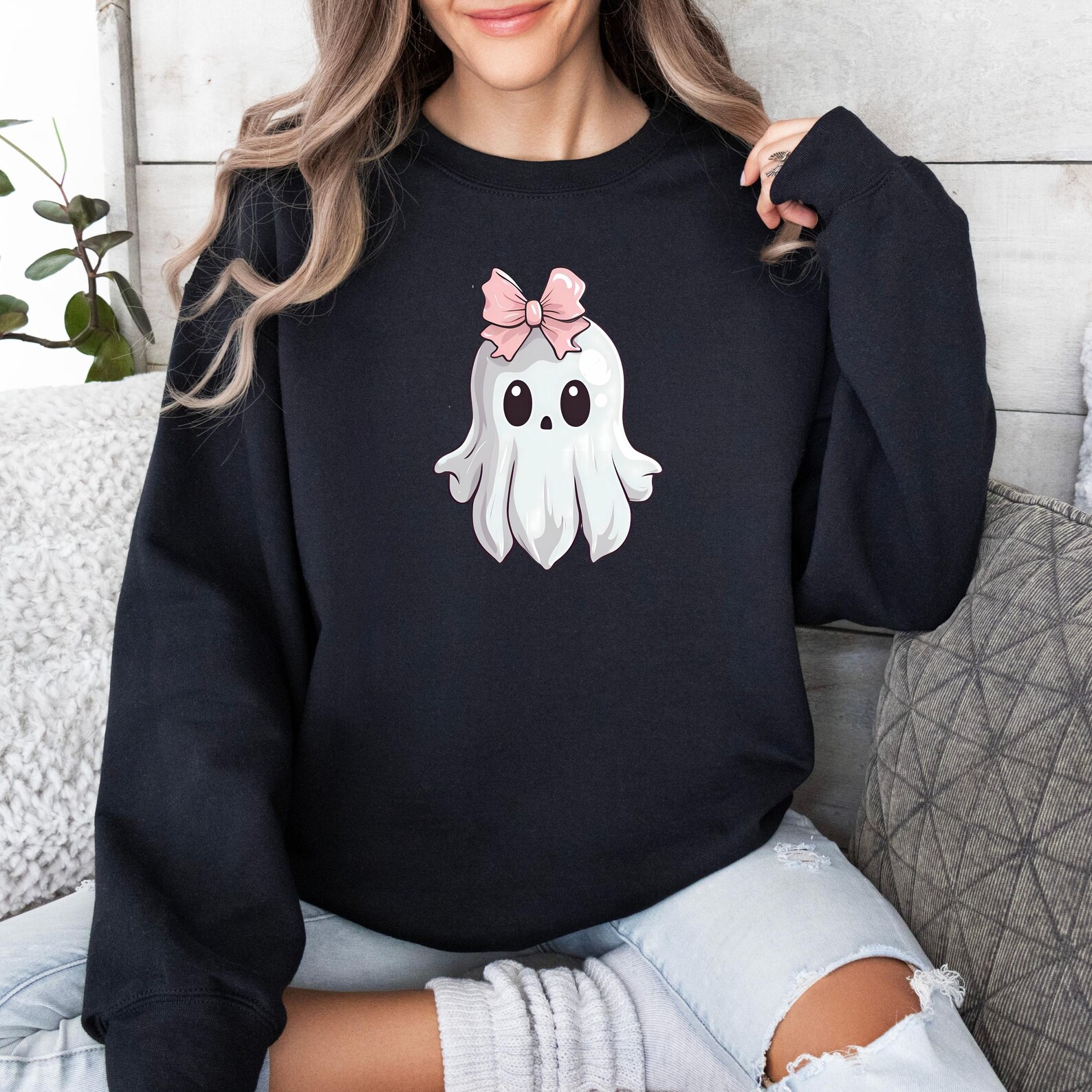 Cute Little Ghost Design PNG, Sublimation, Instant Download, Digital ...