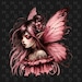 Pink Goth Fairy PNG, Clipart, Instant Download, Fairy Design, Digital ...