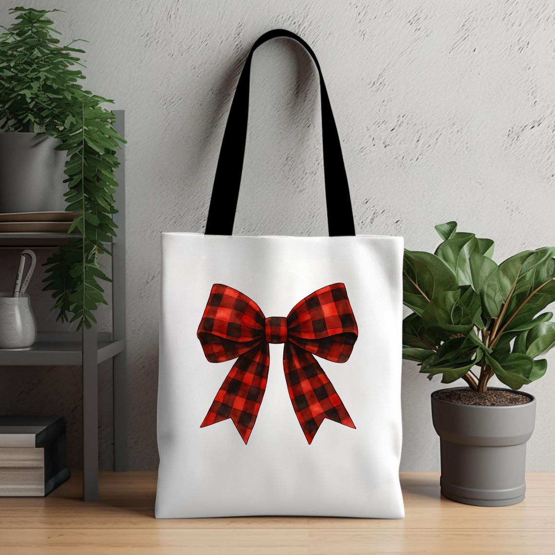 Black and Red Checkered Bow PNG, Sublimation, Digital Download, Instant ...