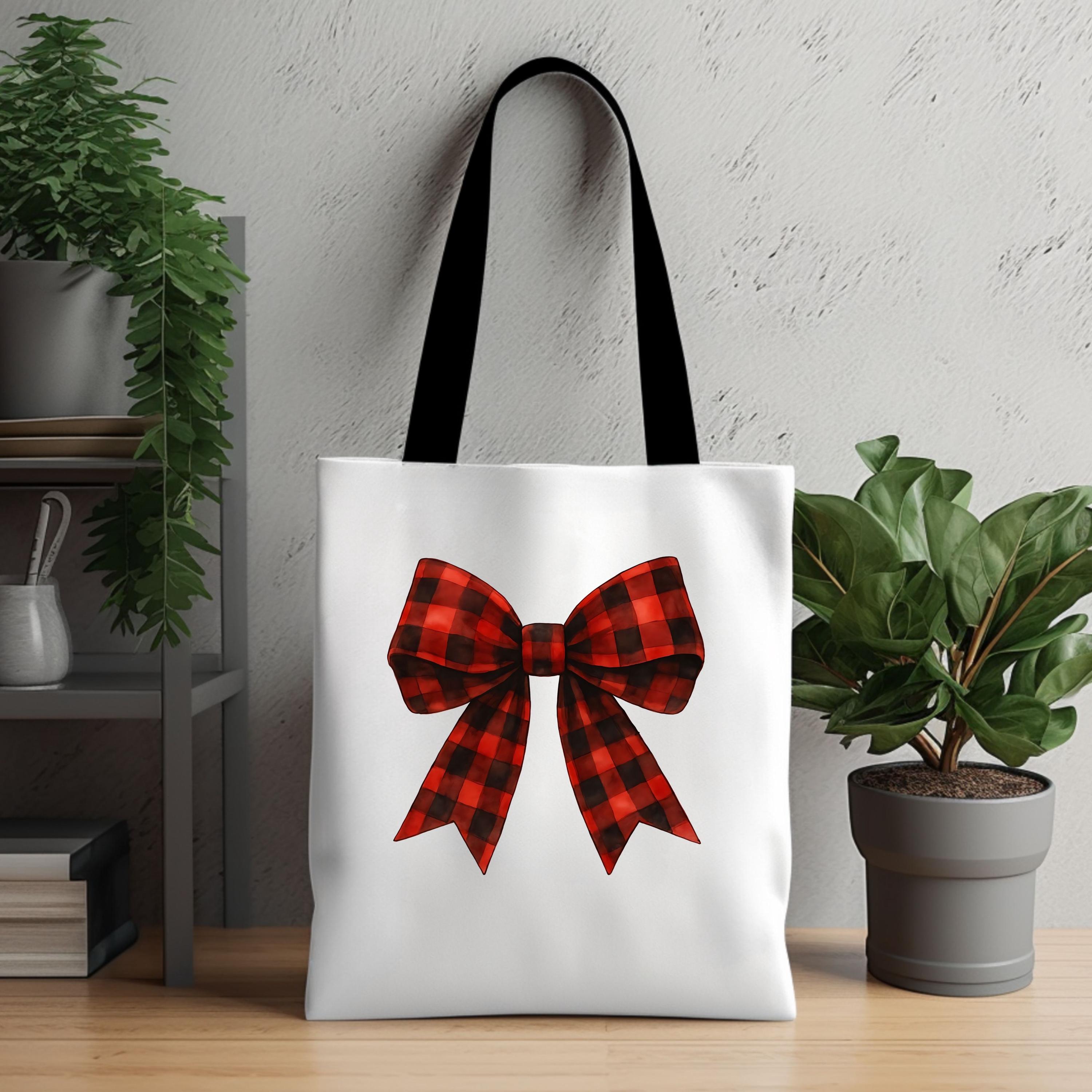 Black and Red Checkered Bow PNG, Sublimation, Digital Download, Instant ...