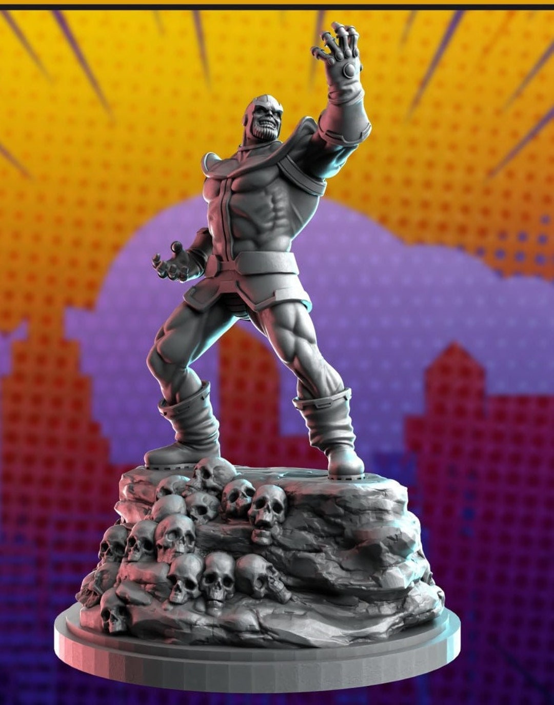 Thanos 3D Stl Model, 3D Printer, File for Printing on 3D Printer ...