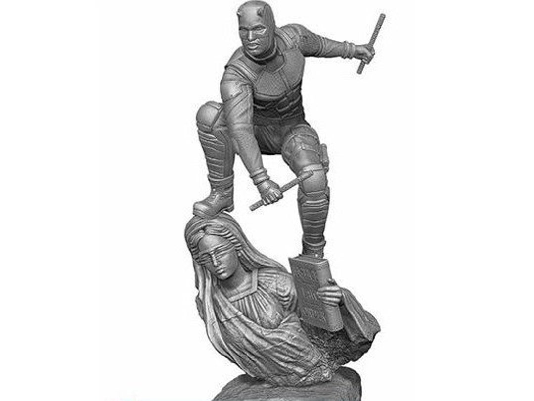 Daredevil 3D Stl Model, 3D Printer, File for Printing on 3D Printer ...