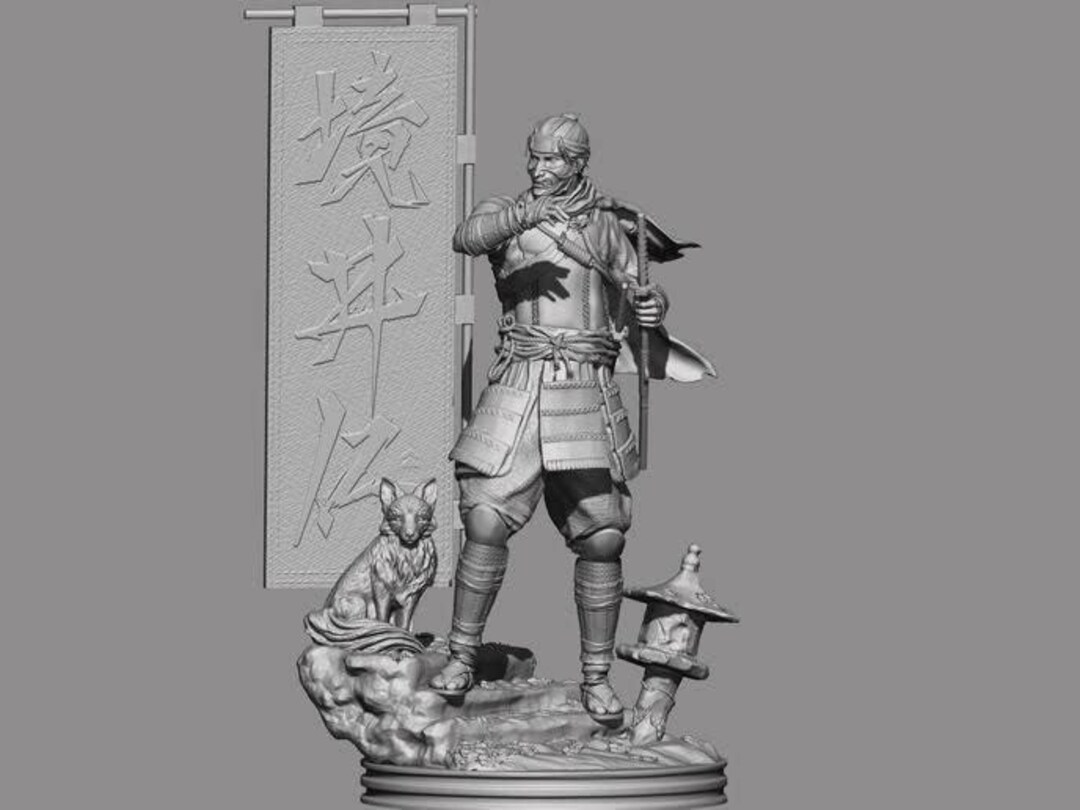 Ghost Samurai 3D Stl Model, 3D Printer, File for Printing on 3D Printer ...