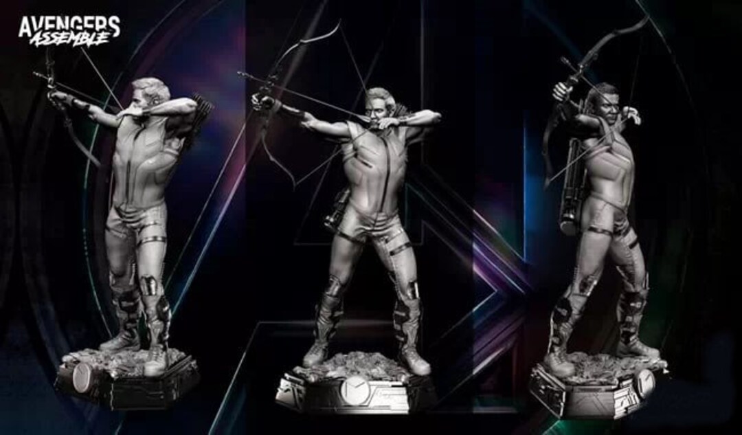 Hawkeye 3D Stl Model, 3D Printer, File for Printing on 3D Printer ...