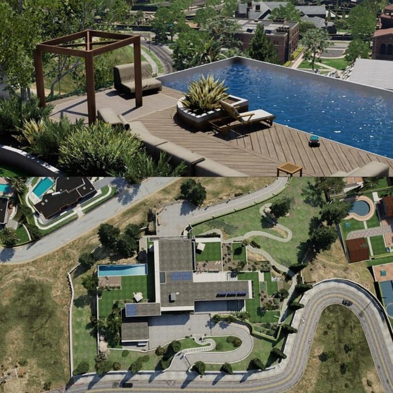 Richman Mansion MLO - Luxury Beach Mansion-beach Bay MLO Gta5 Fivem ...