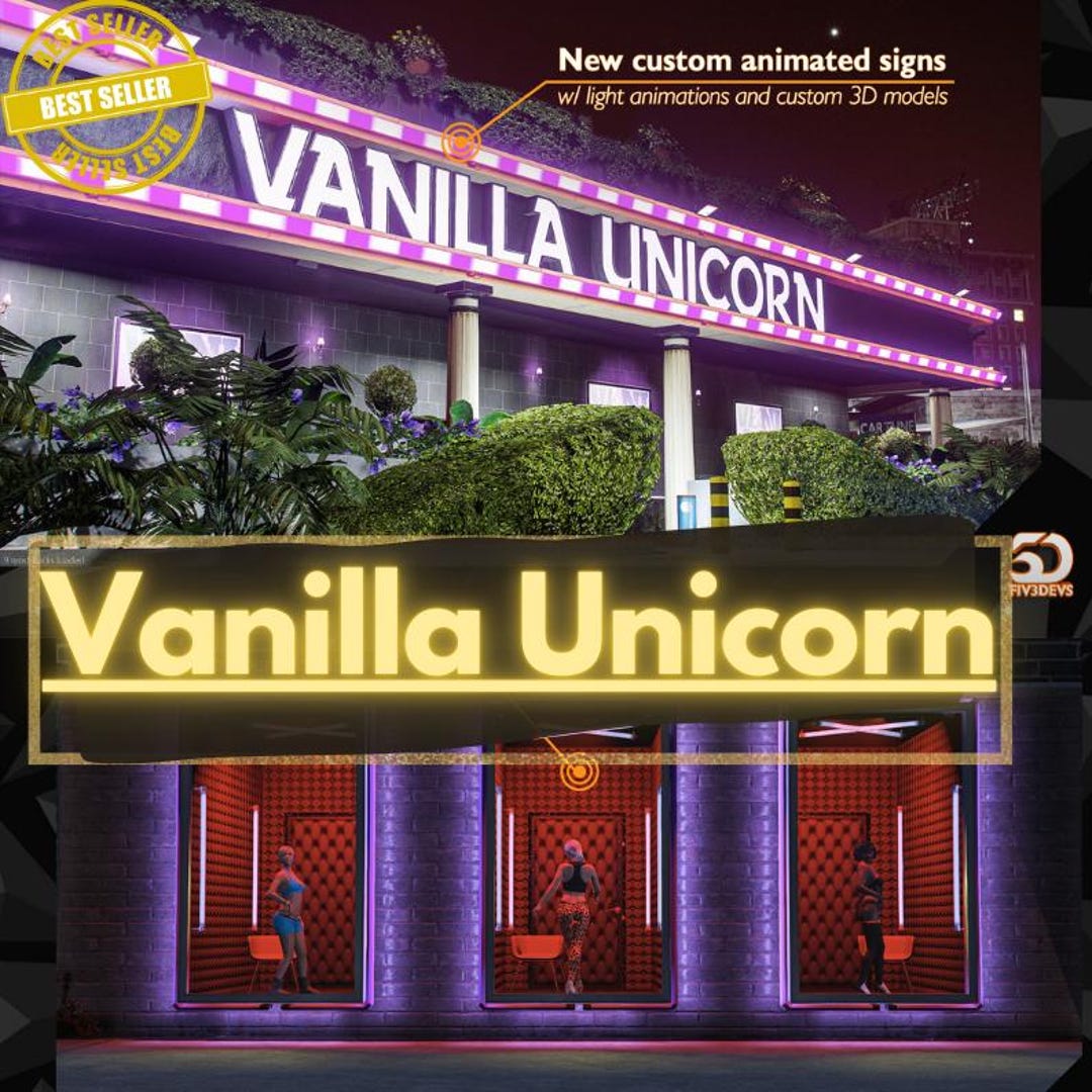 Vanilla Unicorn Fivem MLO- MLO Gta5 Fivem - Realistic Designed for ...