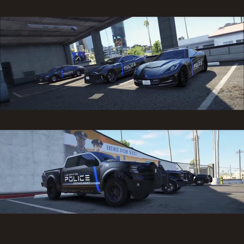 Fivem LSPD Livery Pack ,high-quality Police Liveries Fivem ,LSPD Police ...