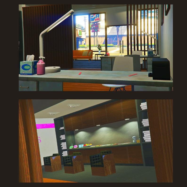 Custom Nail Salon MLO Fivem - Realistic Designed for Fivem RP Servers ...