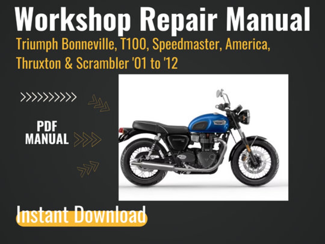 Triumph Bonneville, T100, Speedmaster, America Service and Repair ...