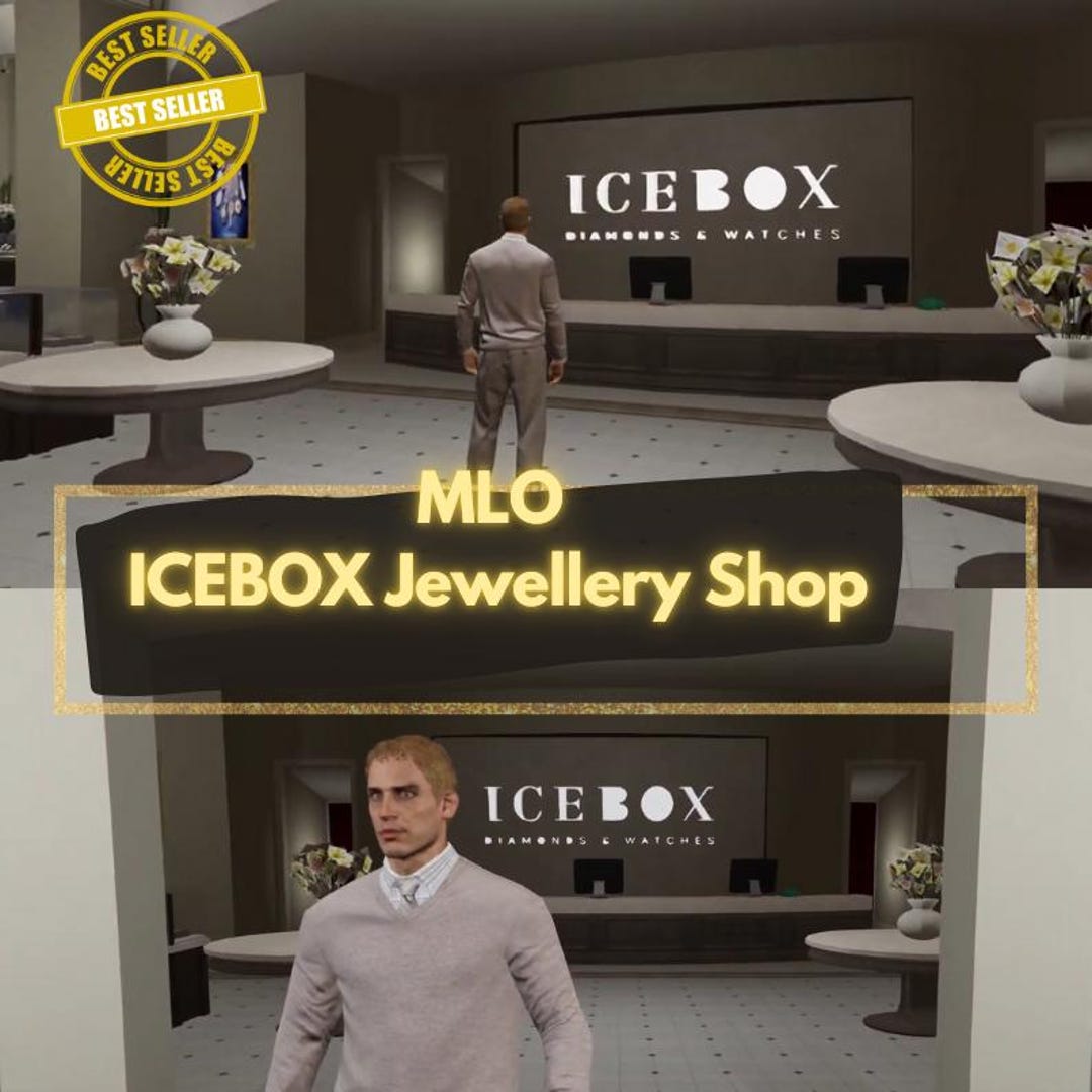 Icebox Jewelry Shop MLO Fivem Rp Mlo - Realistic Designed for Fivem RP ...