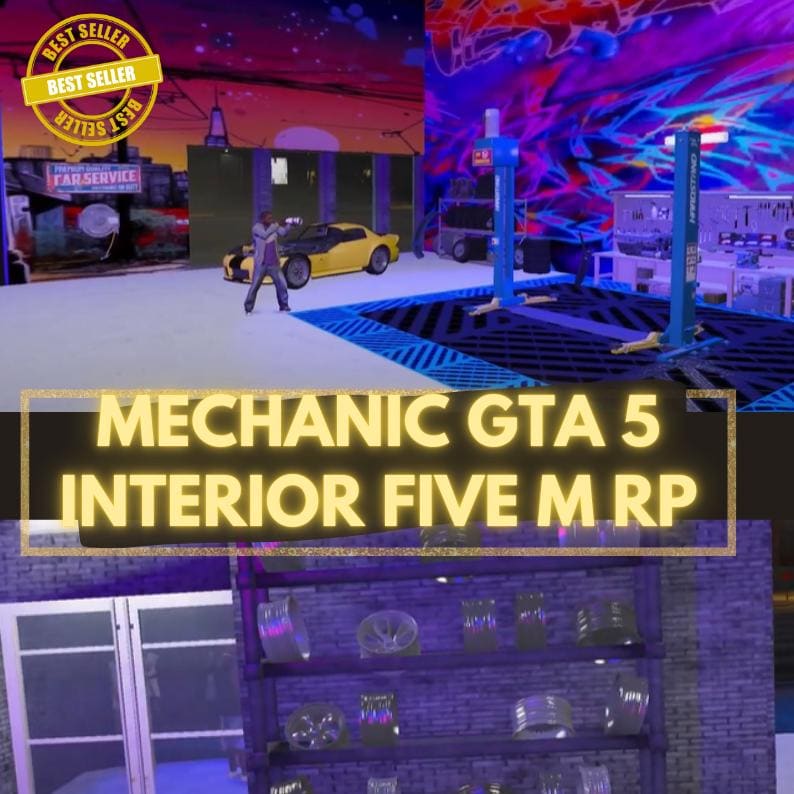 MECHANIC GTA 5 Interior Fivem Rp Mlo - Realistic Designed for Fivem RP ...