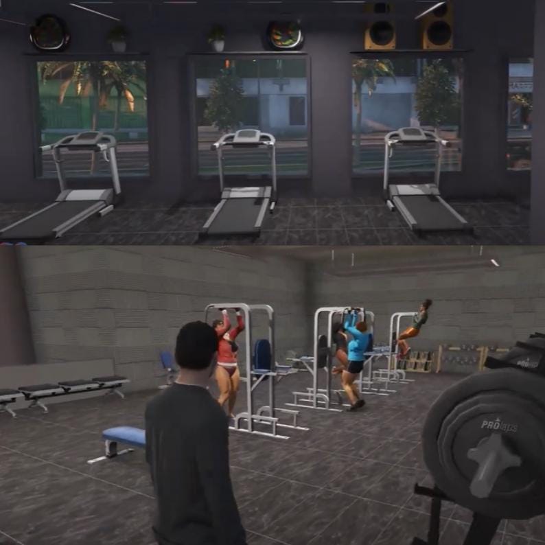 MLO Los Santos Gym- MLO Gta5 Fivem - Realistic Designed for Fivem RP ...