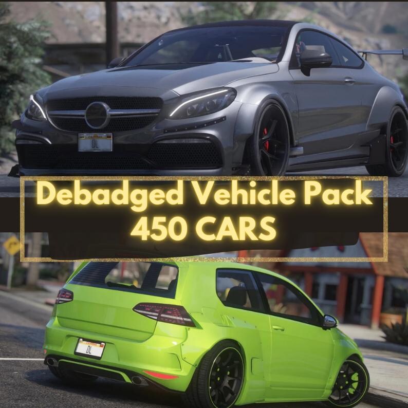Fivem Debadged Vehicle Pack | 450 CARS, Vehicles Gta 5 RP Servers ...
