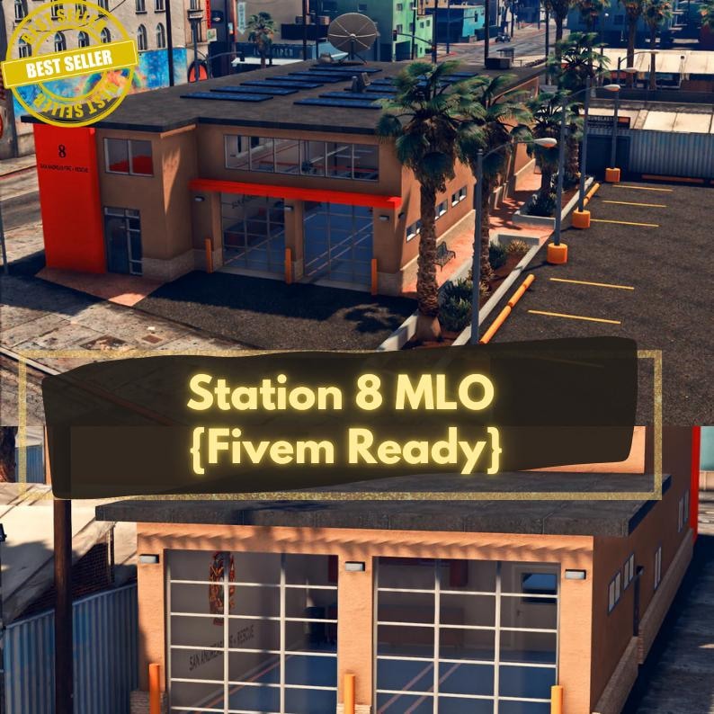 Station 8 Vespucci Fire Station Mlo - MLO Gta5 Fivem - Realistic ...