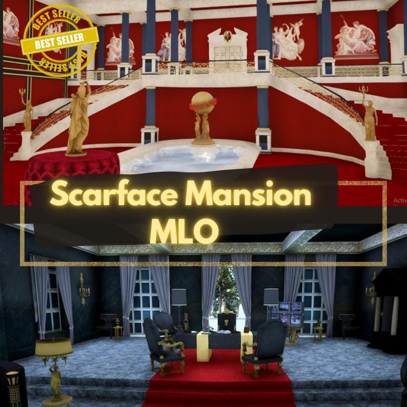 Scarface Mansion Mlo - MLO Gta5 Fivem - Scarface Mansion Realistic Designed for Fivem Rp Servers ...