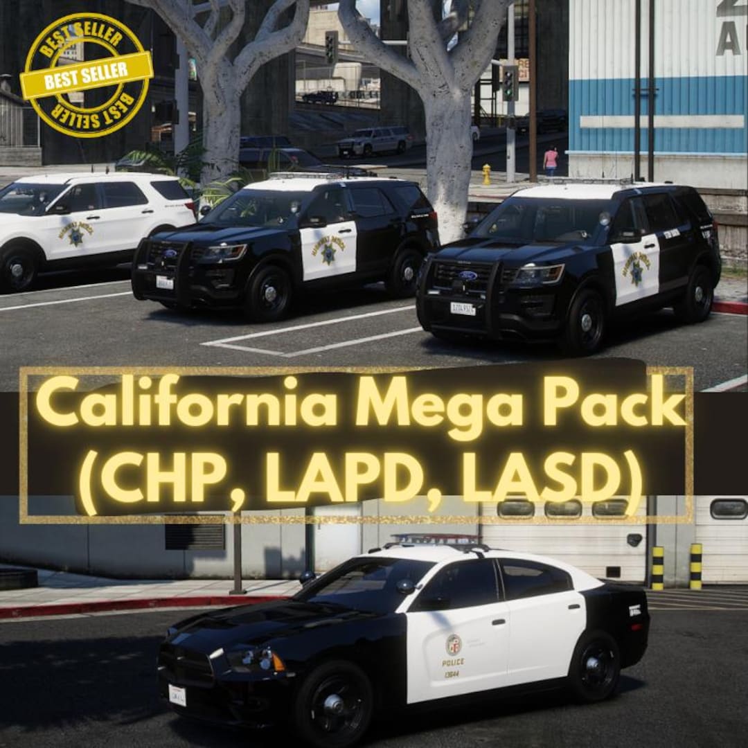 California Mega Pack (CHP, LAPD, Lasd) 1.0.0 Vehicle for Fivem - Cars ...