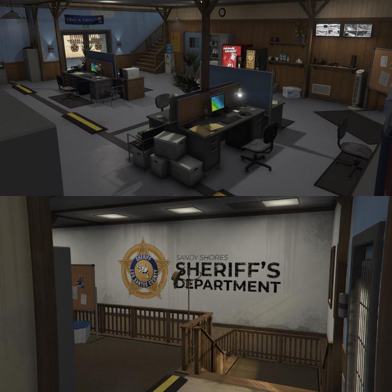 Sandy Shores Sheriffs Department MLO Fivem - Realistic Designed for ...