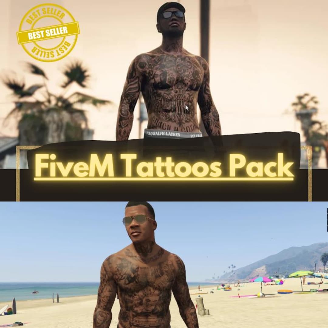 Fivem Tattoos Pack for Fivem - Full Body Texture Models Realistic Designed for Fivem Rp Servers ...