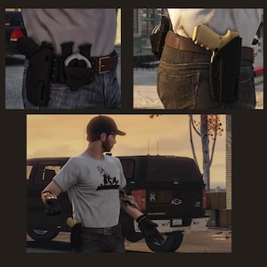 Holster and Glock Attachment Pack Fivem ,police Safariland 7378 7TS ALS Holster Gta 5 RP Servers ...