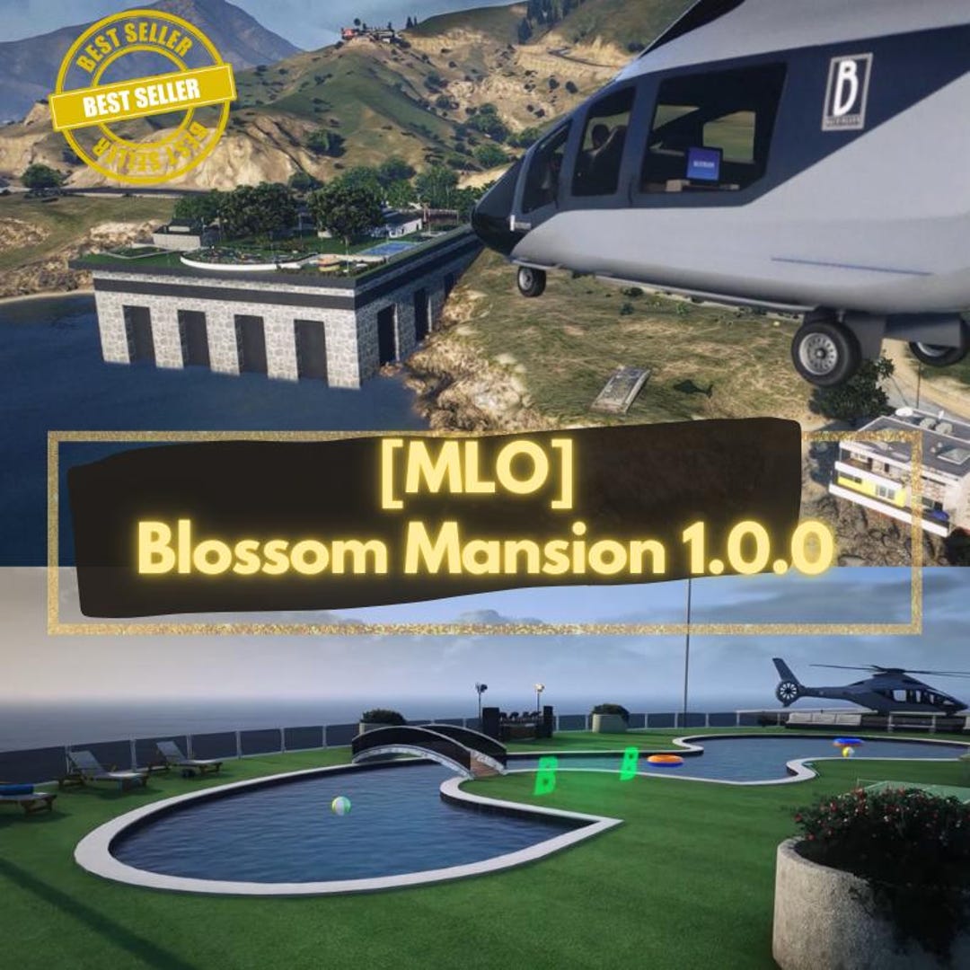 Blossom Mansion MLO - Luxury Mansion - MLO Gta5 Fivem - Realistic ...