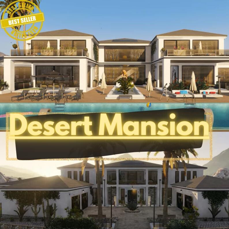 Desert Mansion MLO - Luxury Desert Mansion - MLO Gta5 Fivem - Realistic Designed for Fivem Rp ...