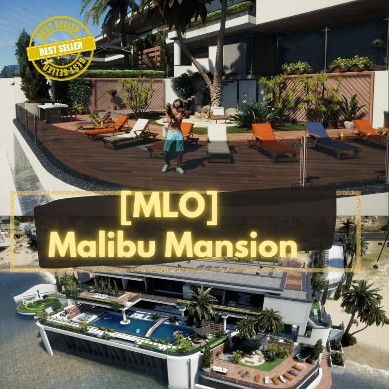 Malibu Mansion MLO- MLO Gta5 Fivem - Realistic Designed for Fivem Rp ...
