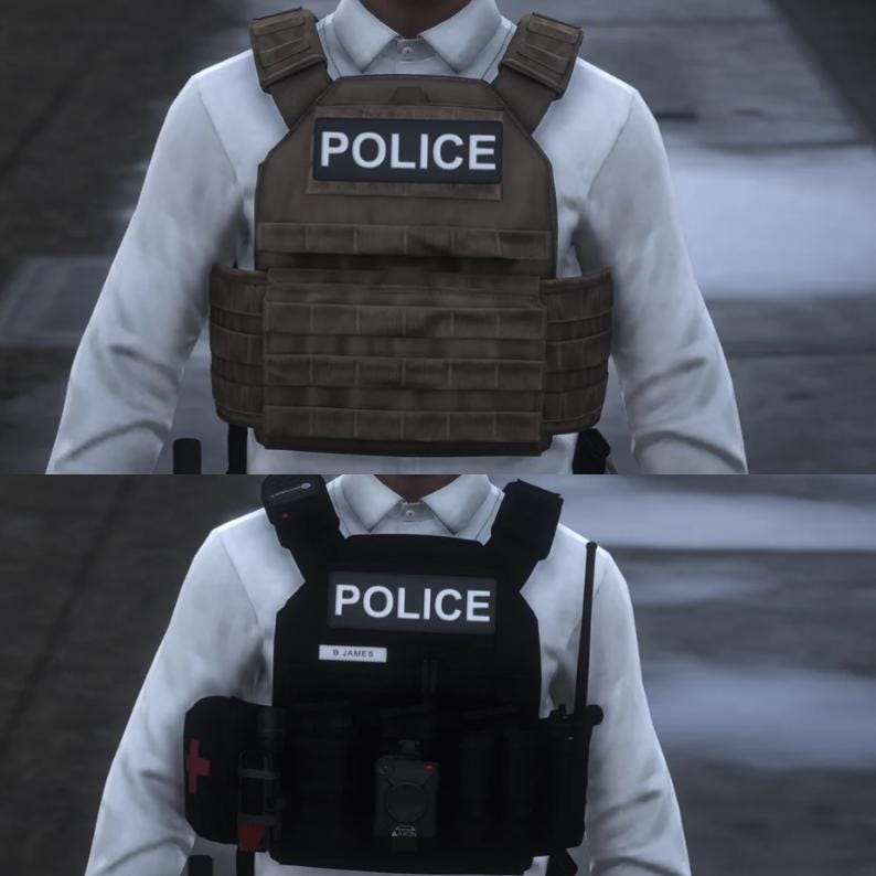 Fivem LSPD EUP Mega Pack ,police Vest and Tac Vest ,lapd and Lasd Belts and Fire Gear for Gta 5 ...