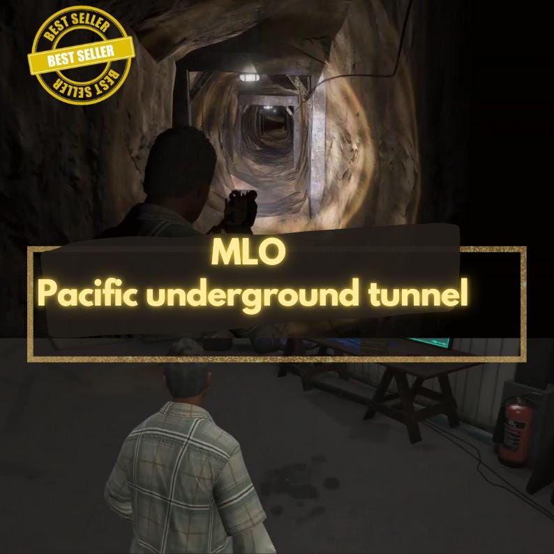 Pacific Underground Tunnel FIVEM MLO- Realistic Designed for Fivem RP ...