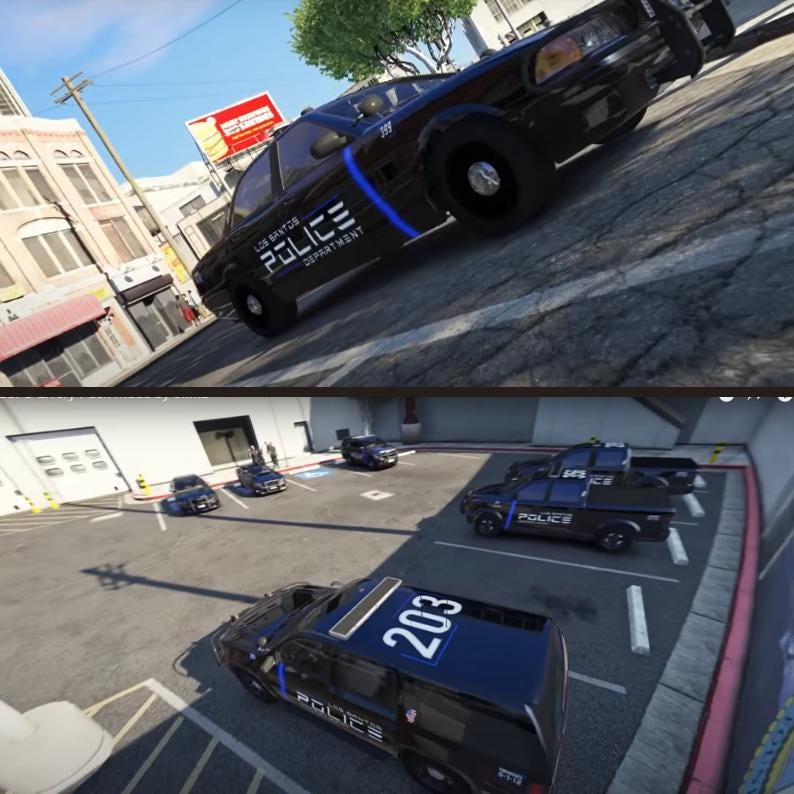 Fivem LSPD Livery Pack ,high-quality Police Liveries Fivem ,LSPD Police ...
