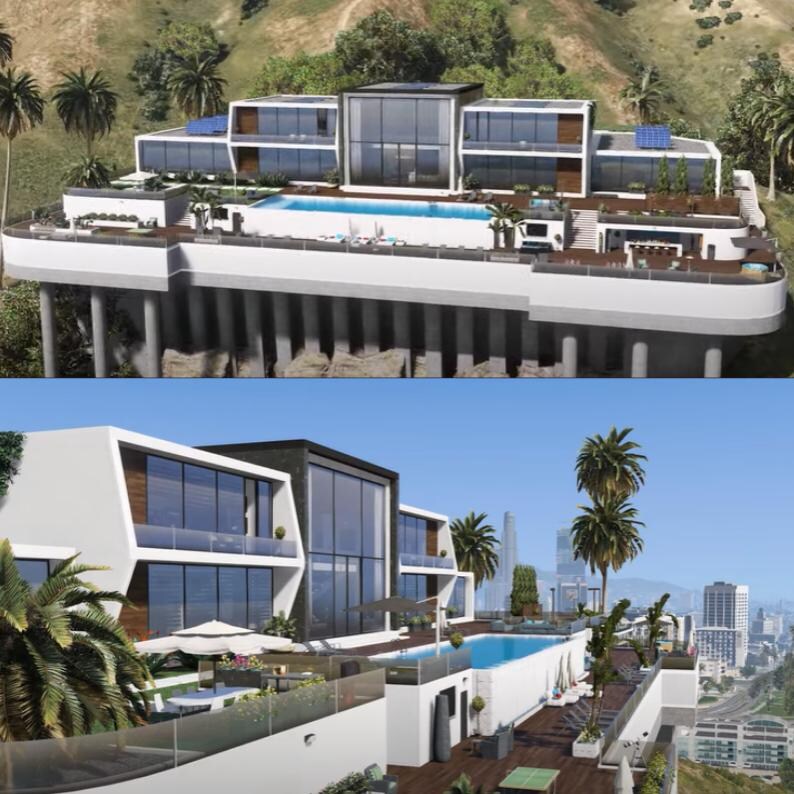 Beach Mansion MLO - Luxury Beach Mansion Mansion - MLO Gta5 Fivem ...