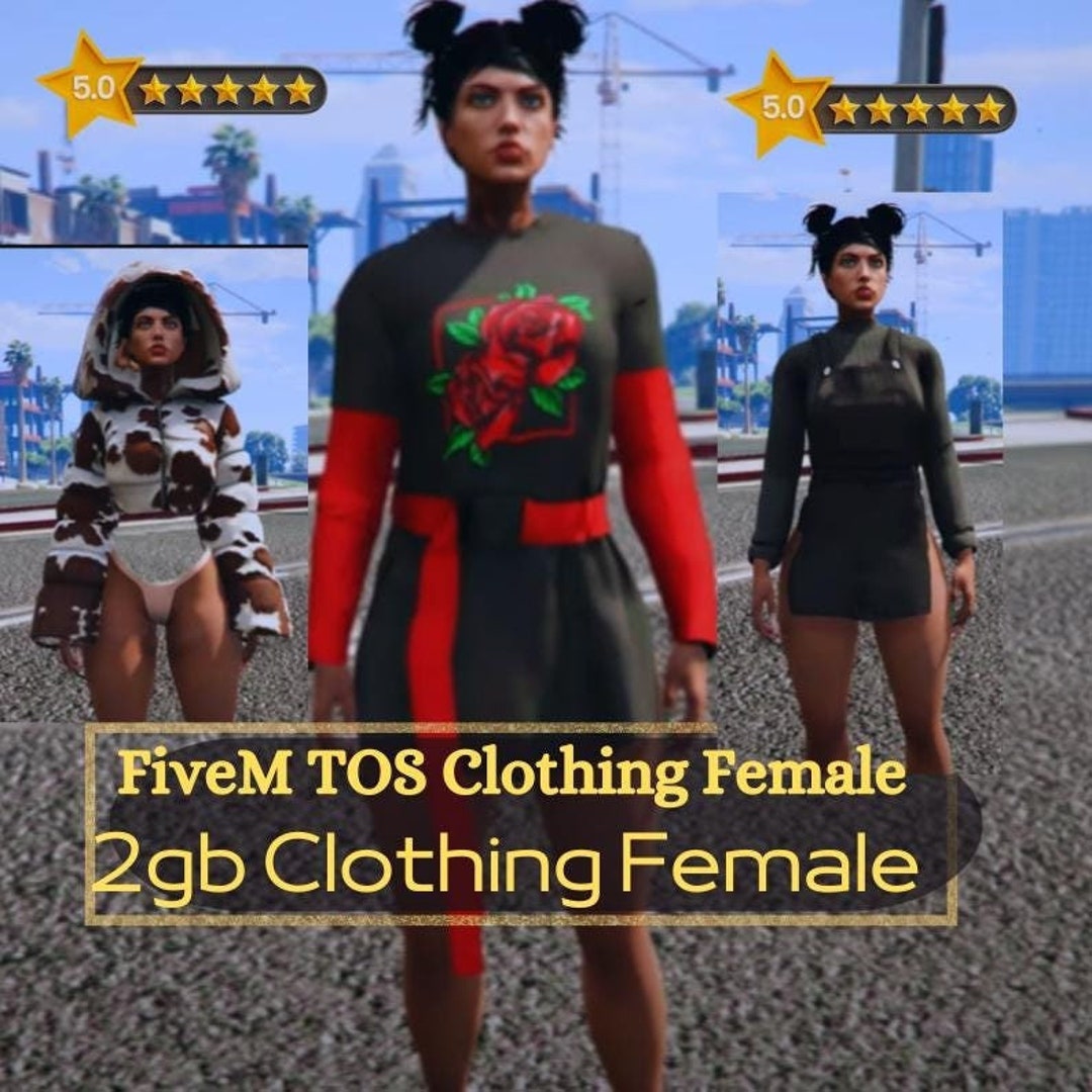 Female Clothing for Fivem Tos-compliant, Unbranded, Lore-friendly, and Optimized for Fivem ...